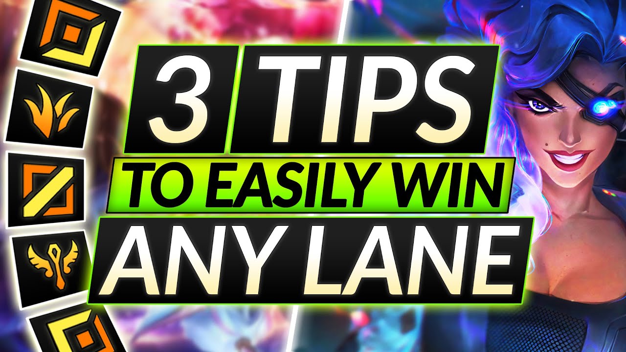 ULTIMATE LANING PHASE GUIDE - The 3 Tips Challengers ABUSE - LoL Guide ...