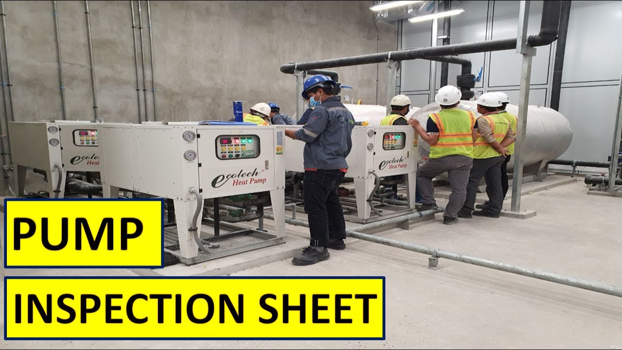 Pump inspection sheet - YouTube