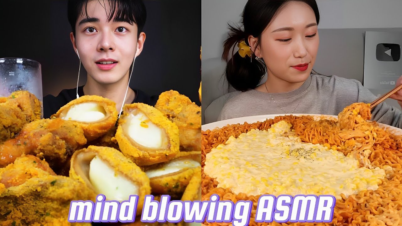 ASMR eating Mind blowing foods 🤪 mukbang - YouTube