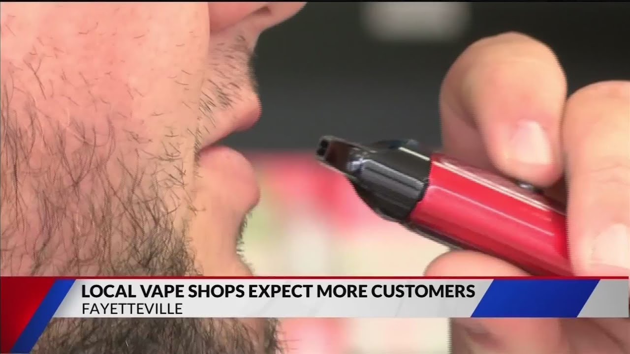 Local vape shops expect more sales KNWA - YouTube