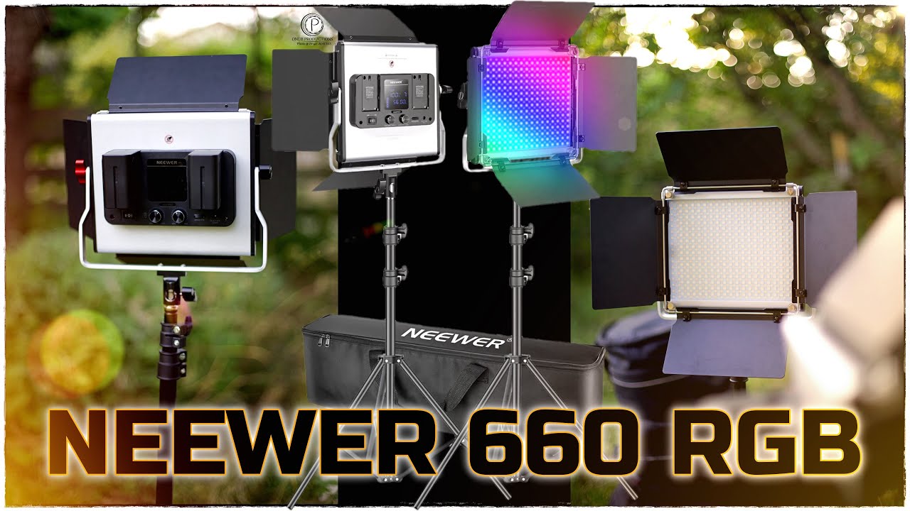 NEEWER 660 RGB Pro - Panneau LED vidéo photo sur batterie et secteur ...
