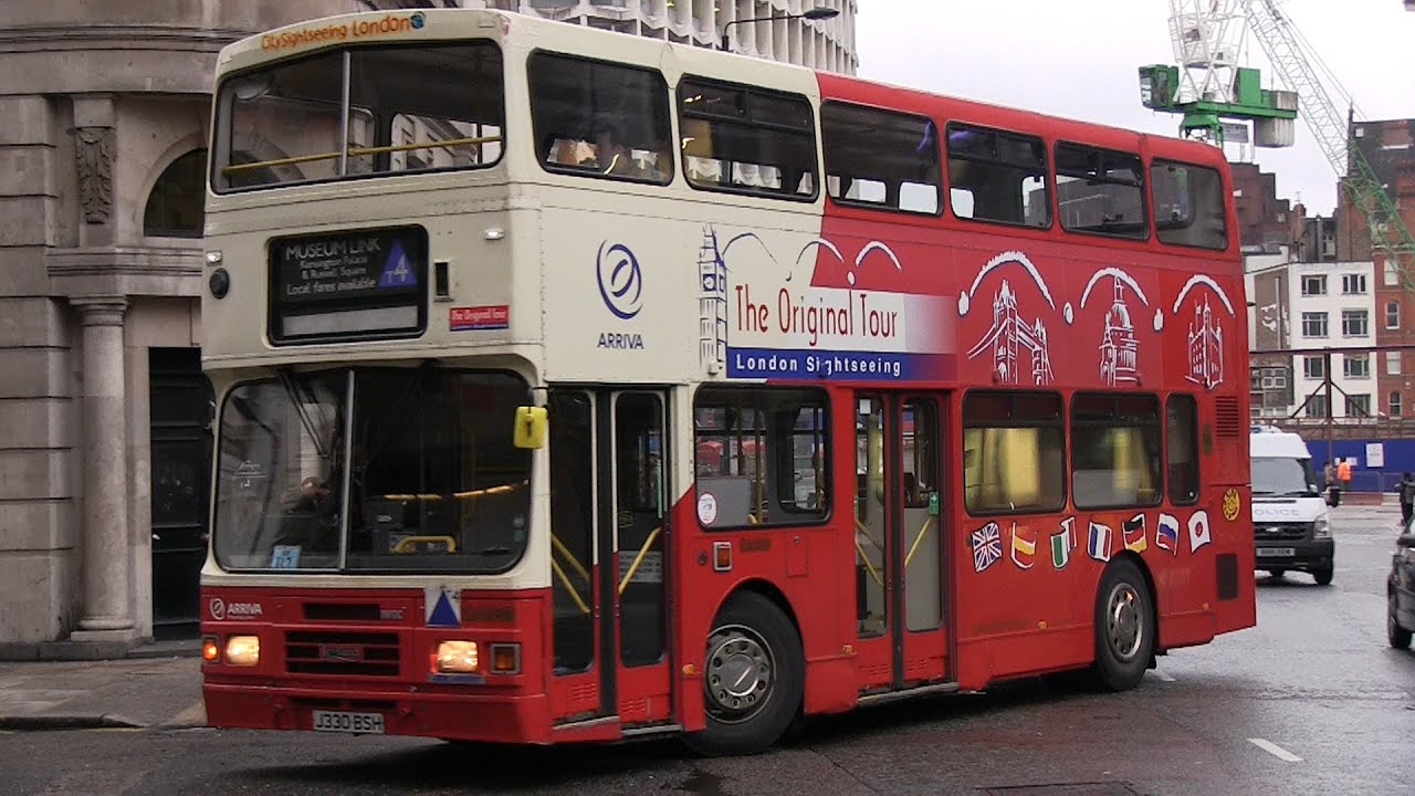 Leyland Olympian Alexander RH Double Decker bus London - YouTube