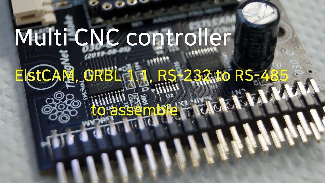 Assembling the CNC Control board - YouTube
