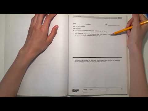Eureka Math Grade 1 Module 2 Lesson 24 Homework | Math With Aubrey ...