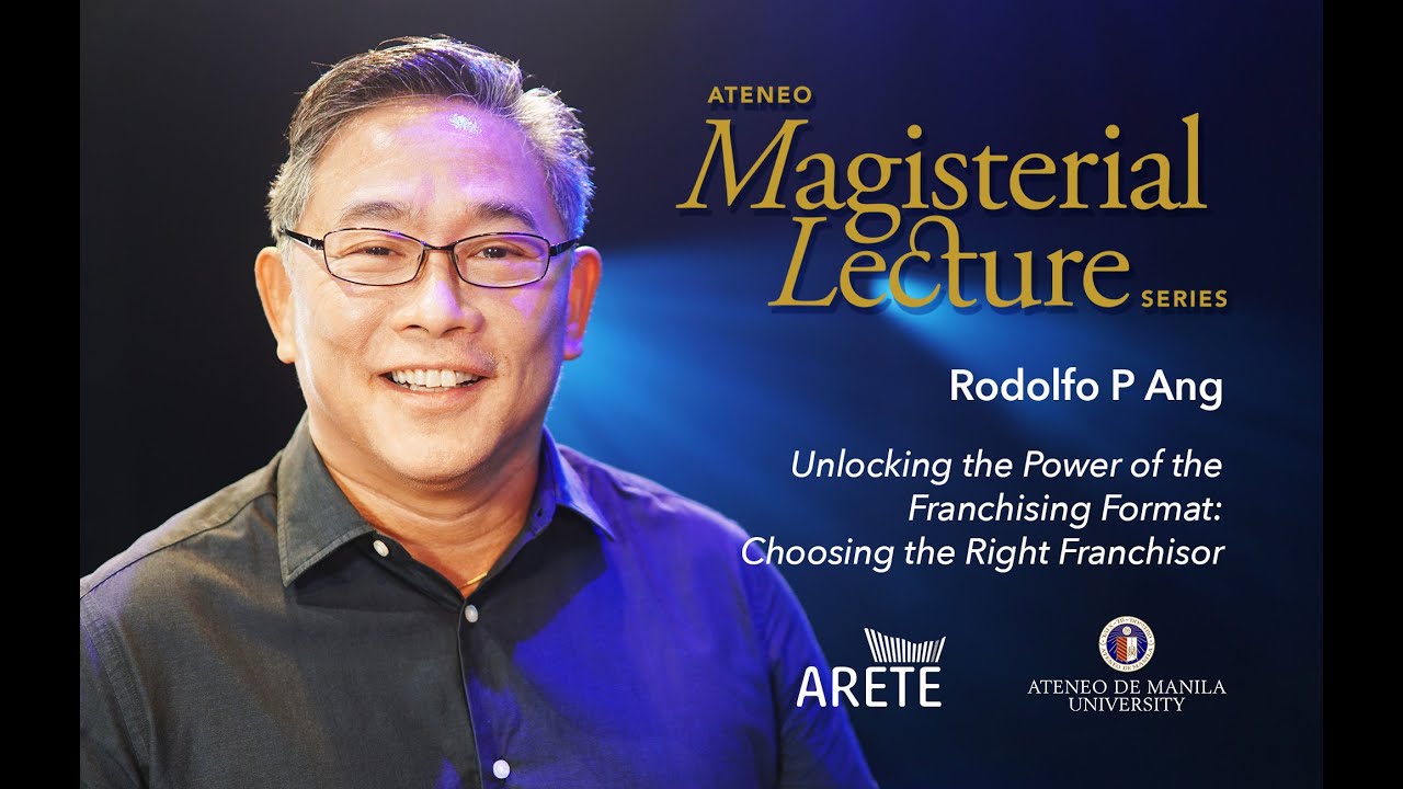 Magisterial Lectures | Rodolfo P Ang - Unlocking the Power of the ...
