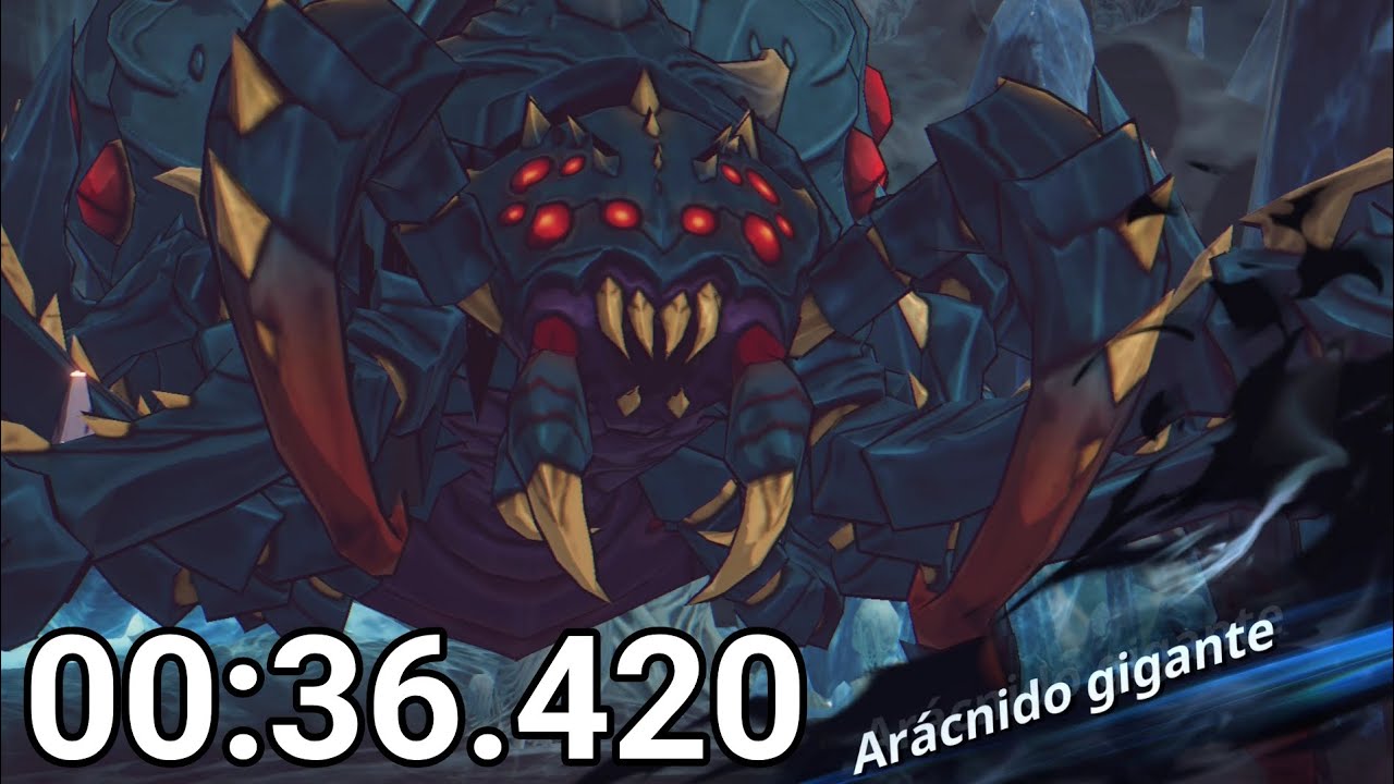 36.420s GIANT ARACHNID - BATTLEFIELD OF TIME | Solo Leveling Arise ...