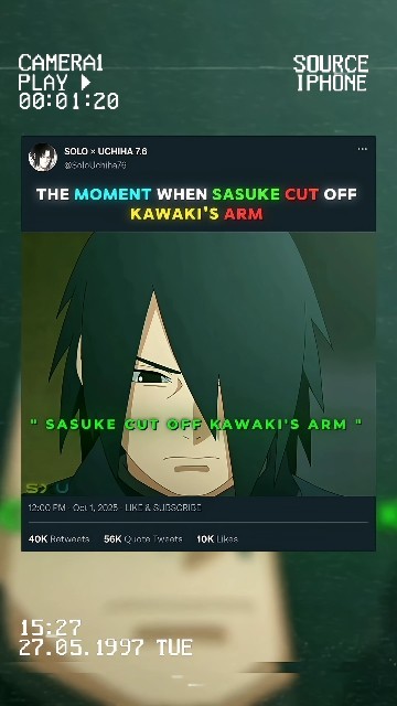 Sasuke cut off Kawaki's arm 🤯 | Boruto | #animeshorts - YouTube