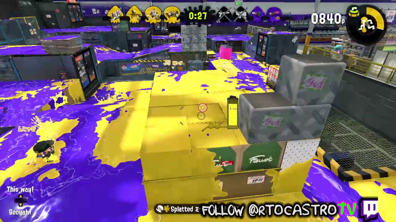 @RToCastroTV Splatoon 2 Highlights (Bombs Over Blackbelly Skatepark ...