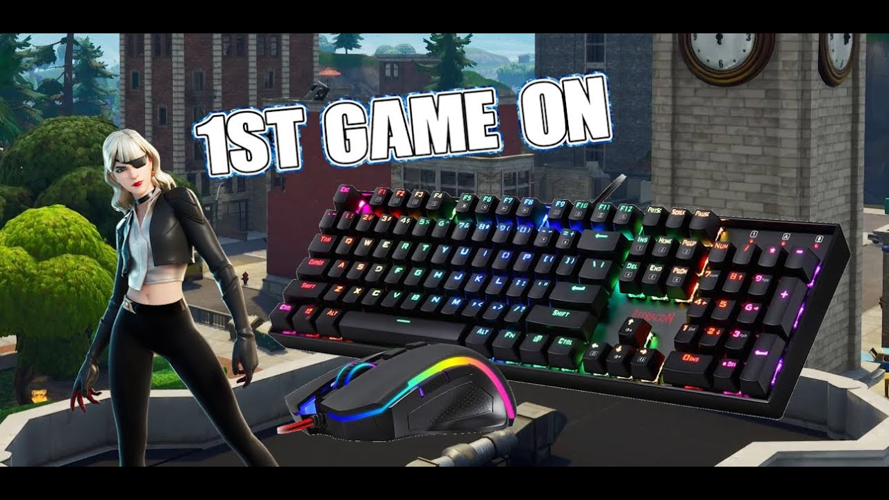 Just started playing keyboard and mouse! Played a couple of games to ...