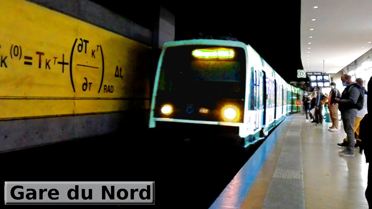 Gare du Nord | RER B - D : Paris ( SNCF Z20500 - RATP MI79 ) - YouTube