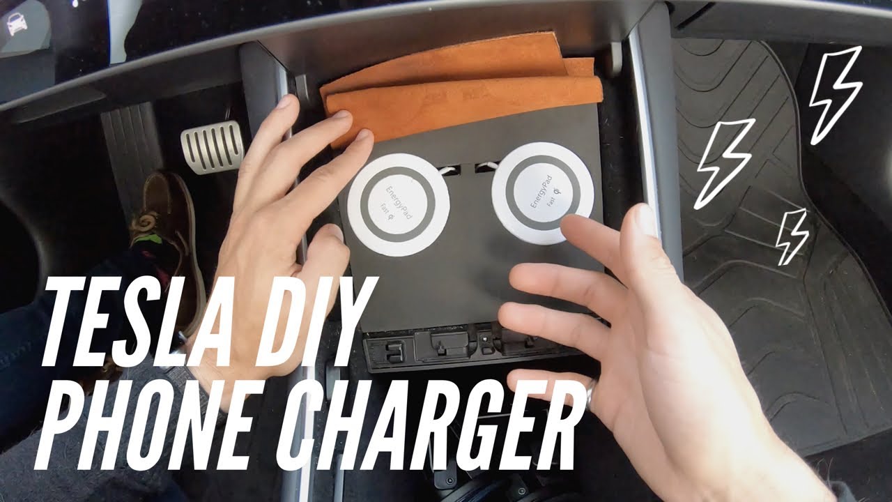 Tesla Model 3 DIY Wireless Charger - YouTube