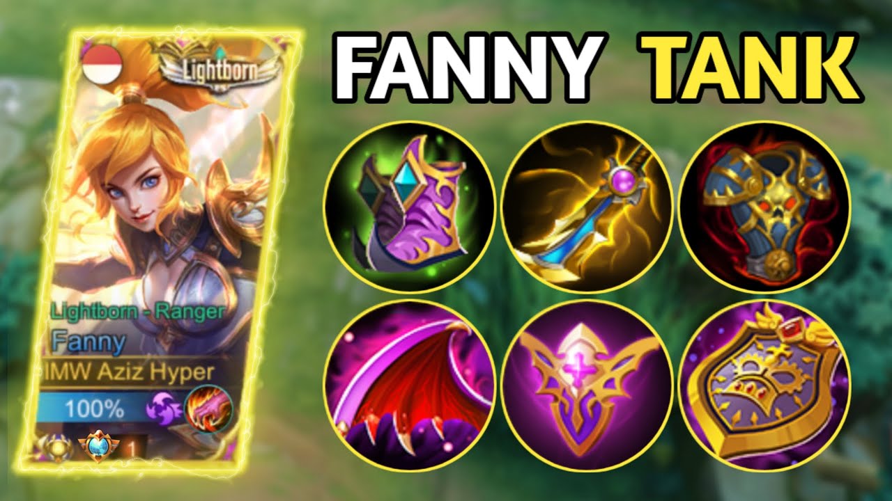 NEW META FANNY FULL BUILD TANK | FANNY BEST BUILD 2023 | MLBB !!! - YouTube
