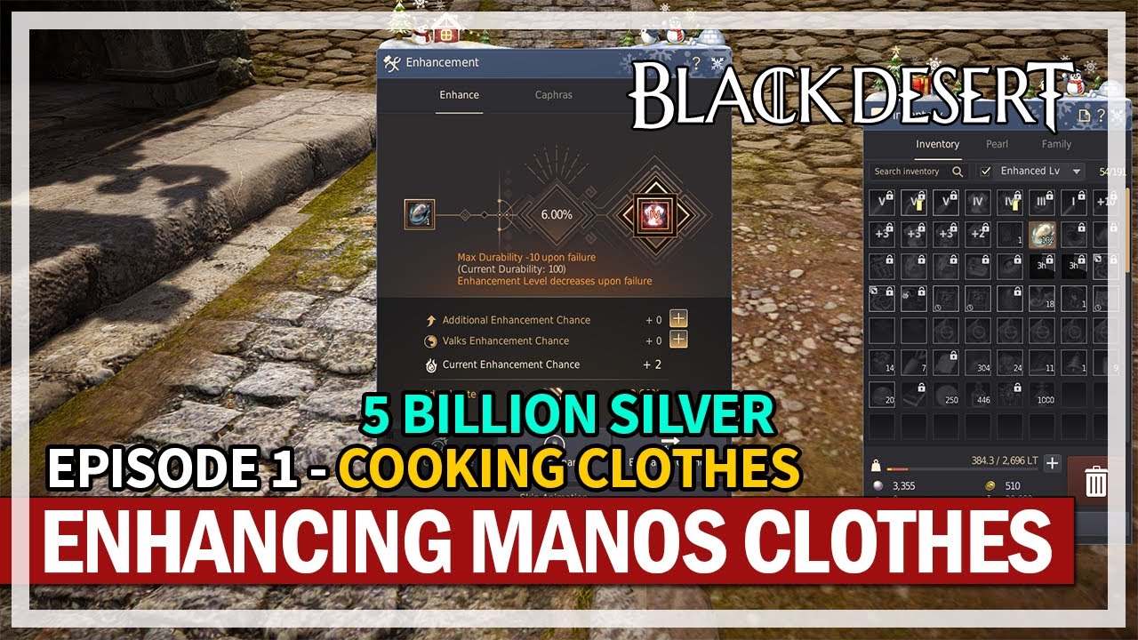 Enhancing Journey to PEN Manos Clothes - Episode 1 | Black Desert - YouTube