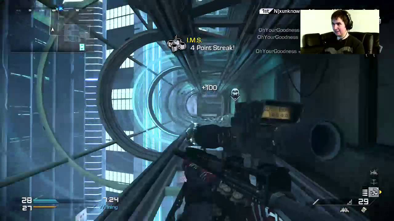 5 dudes, one hallway! - CoD Ghosts - YouTube