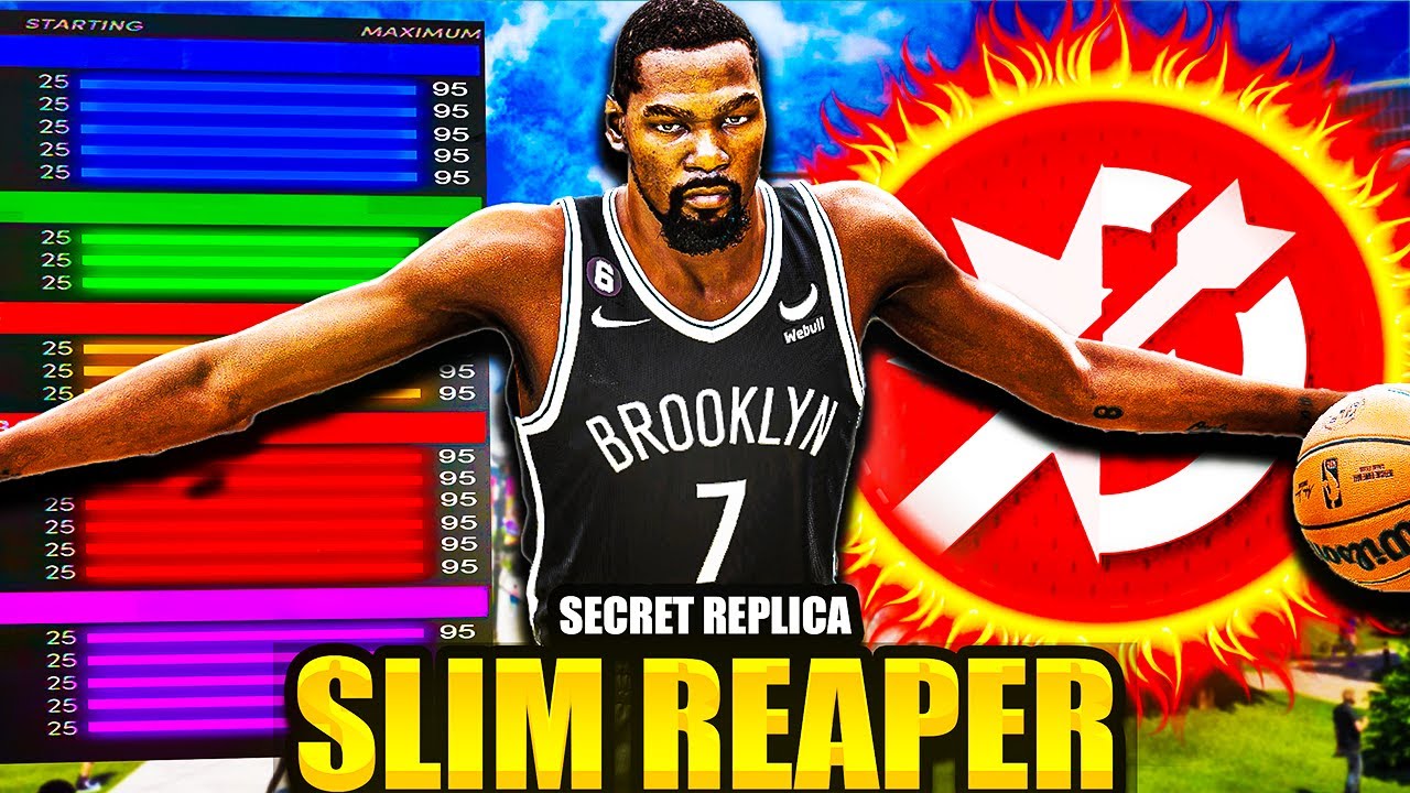 New SLIM REAPER Kevin Durant Replica Build is the BEST REPLICA BUILD in ...