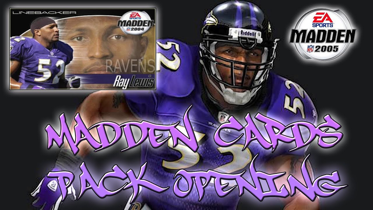 Madden 2005 - (PS2) - First Pack Opening! | Before MUT There were ...