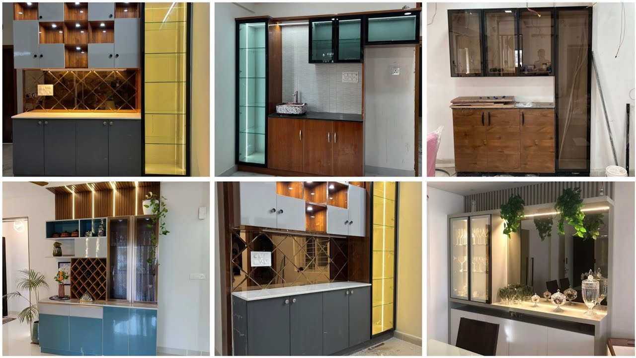 Top 30 Crockery Unit Design 2024 || Crockery Unit || Crockery Design ...