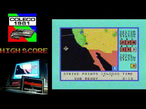 Colecovision - War Games Skill 6 - 95,850,000 - YouTube