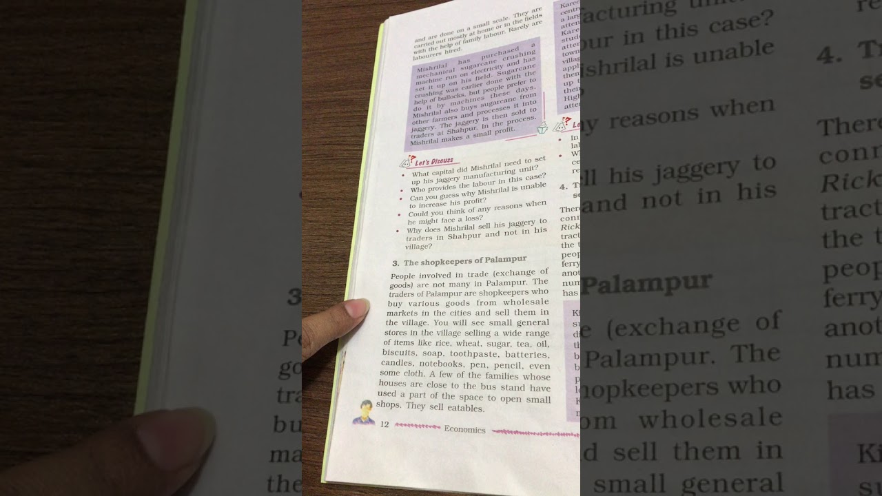 Class 9 Eco Chapter 1 Part 7 - YouTube