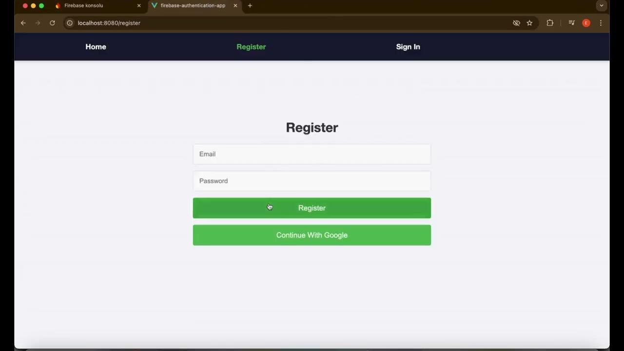 100 Days Of Code Day #12 | Firebase Authentication App Vue js & Firebase $ Vue Router - YouTube