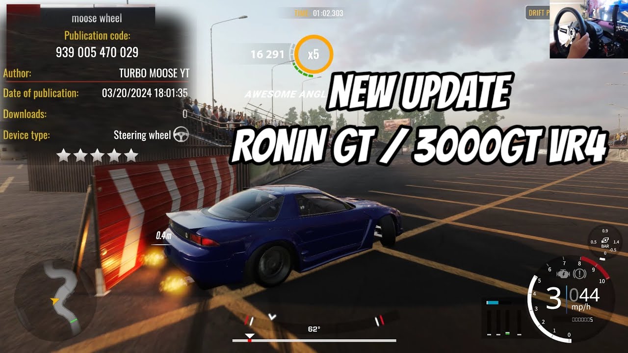 CarX Drift Racing Online: New Update 2:21 . Ronin GT aka 3000GT VR4 ...