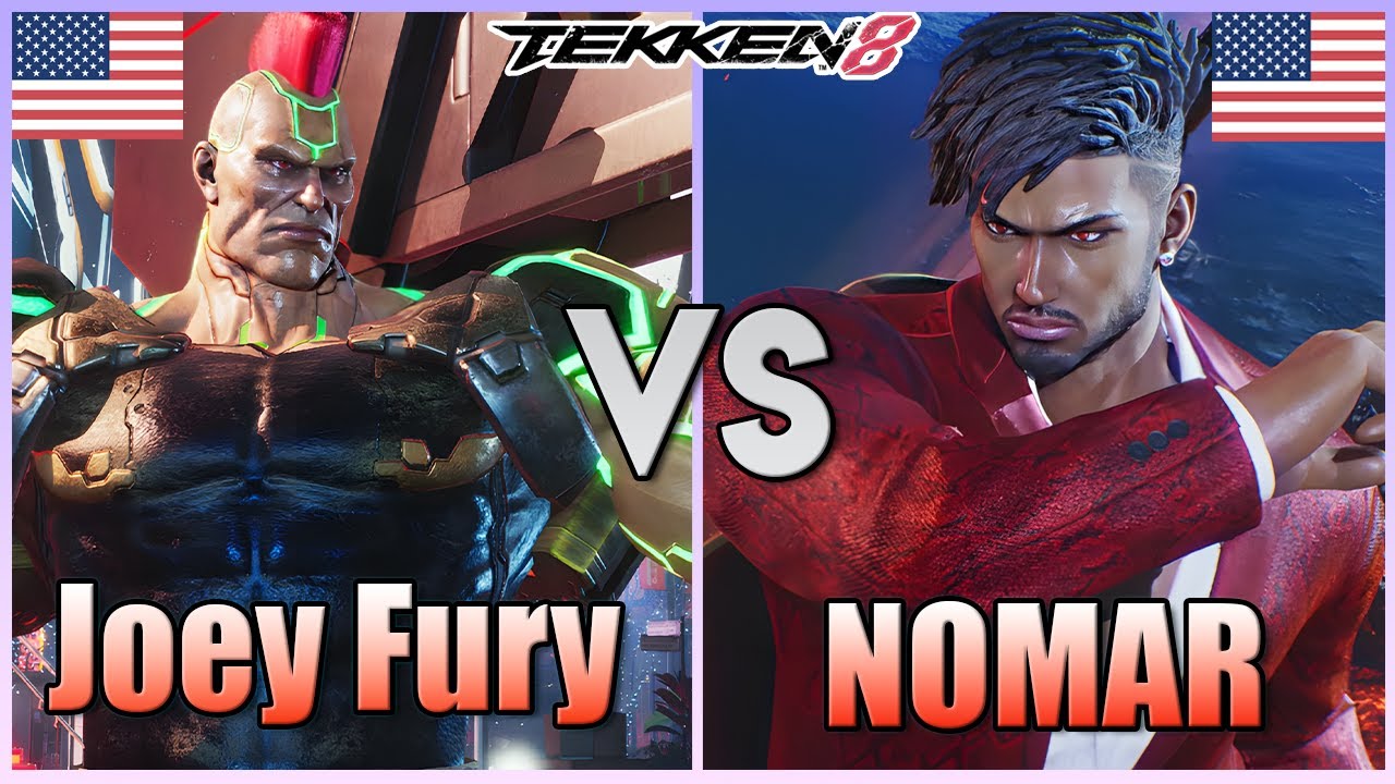 Tekken 8 Joey Fury (Jack-8) Vs NOMAR (Rank #1 Eddy) Ranked Matches ...