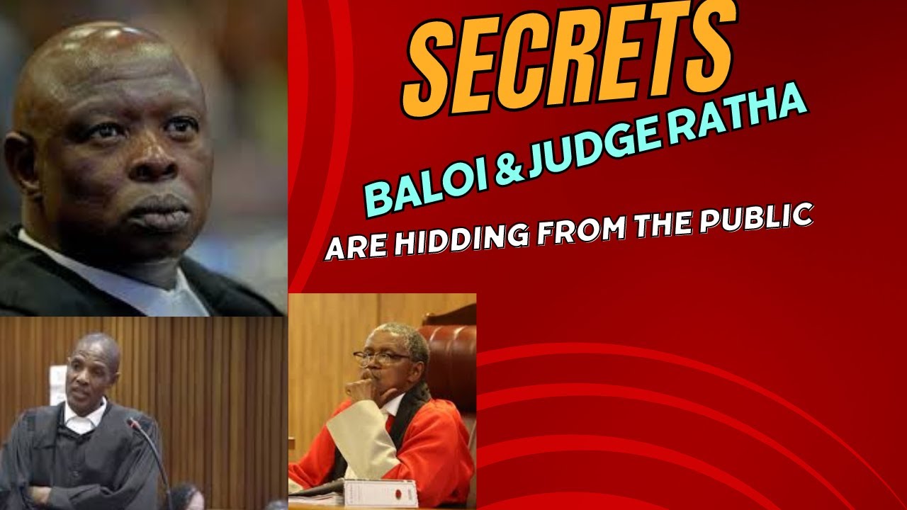 JUDGE RATHA WILL BROKE ANY PROTOCOL TO PROTECT BALOI BUT MNISI ALREADY ...