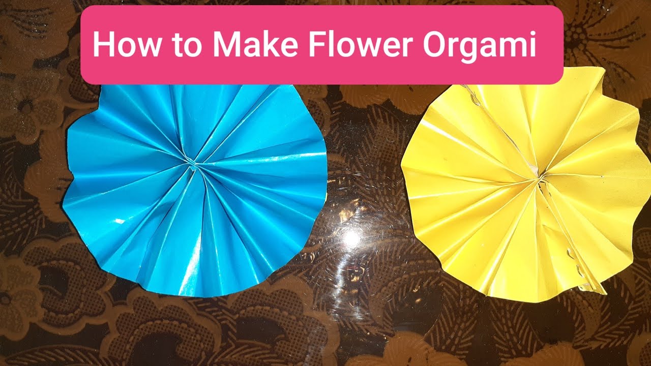 How to make a Flower Orgami🌼🌼 - YouTube