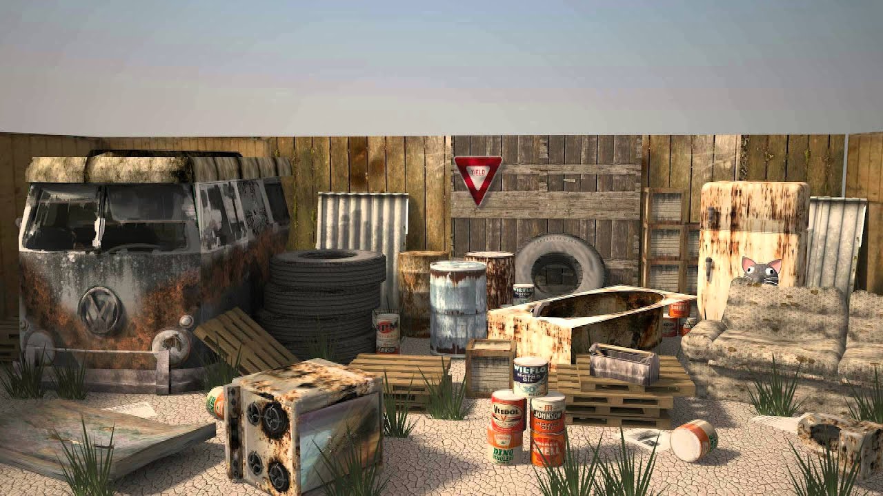 Salvage Yard Animation - YouTube