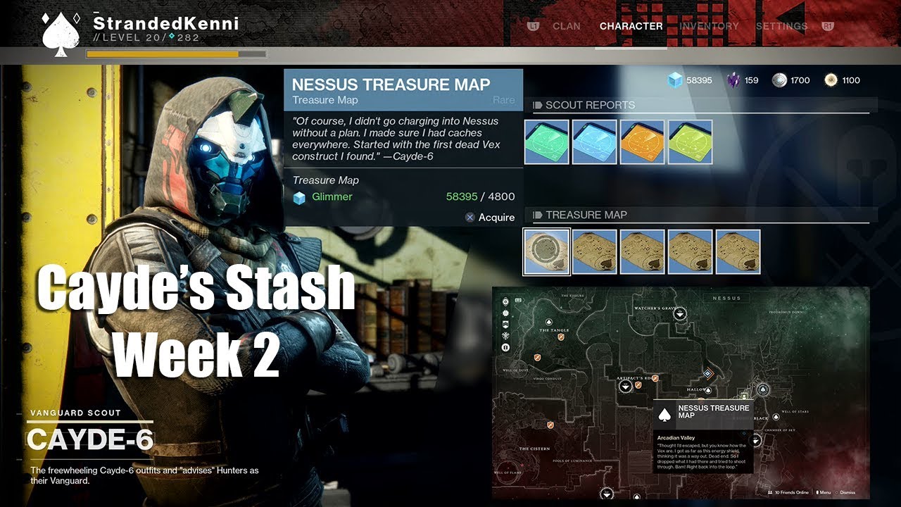 Destiny 2 - Cayde's Stash - Finding Week 2 Chests on Nessus & New ...