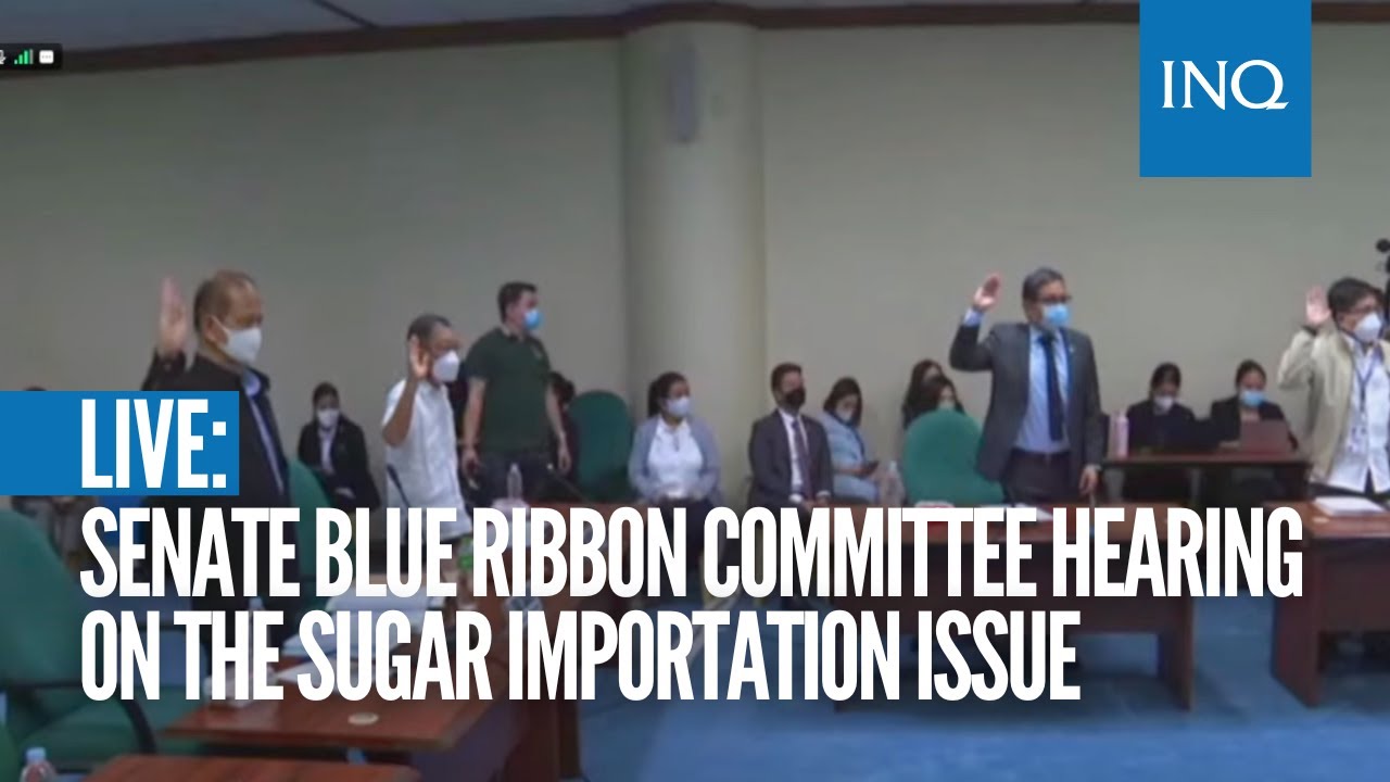 Senate Blue Ribbon Committee hearing on the sugar importation issue ...