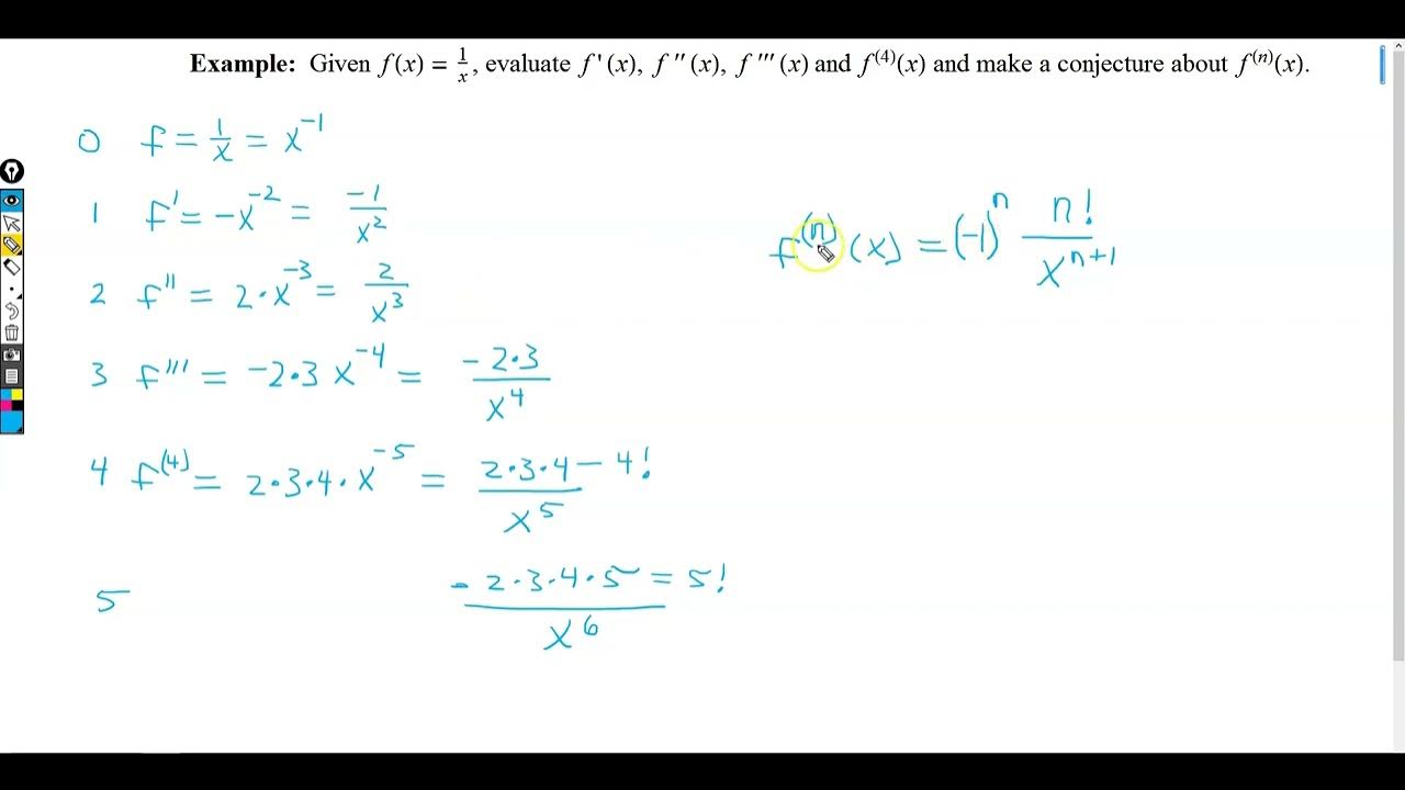 Calculus 1: Derivative - Higher Order Derivatives - YouTube