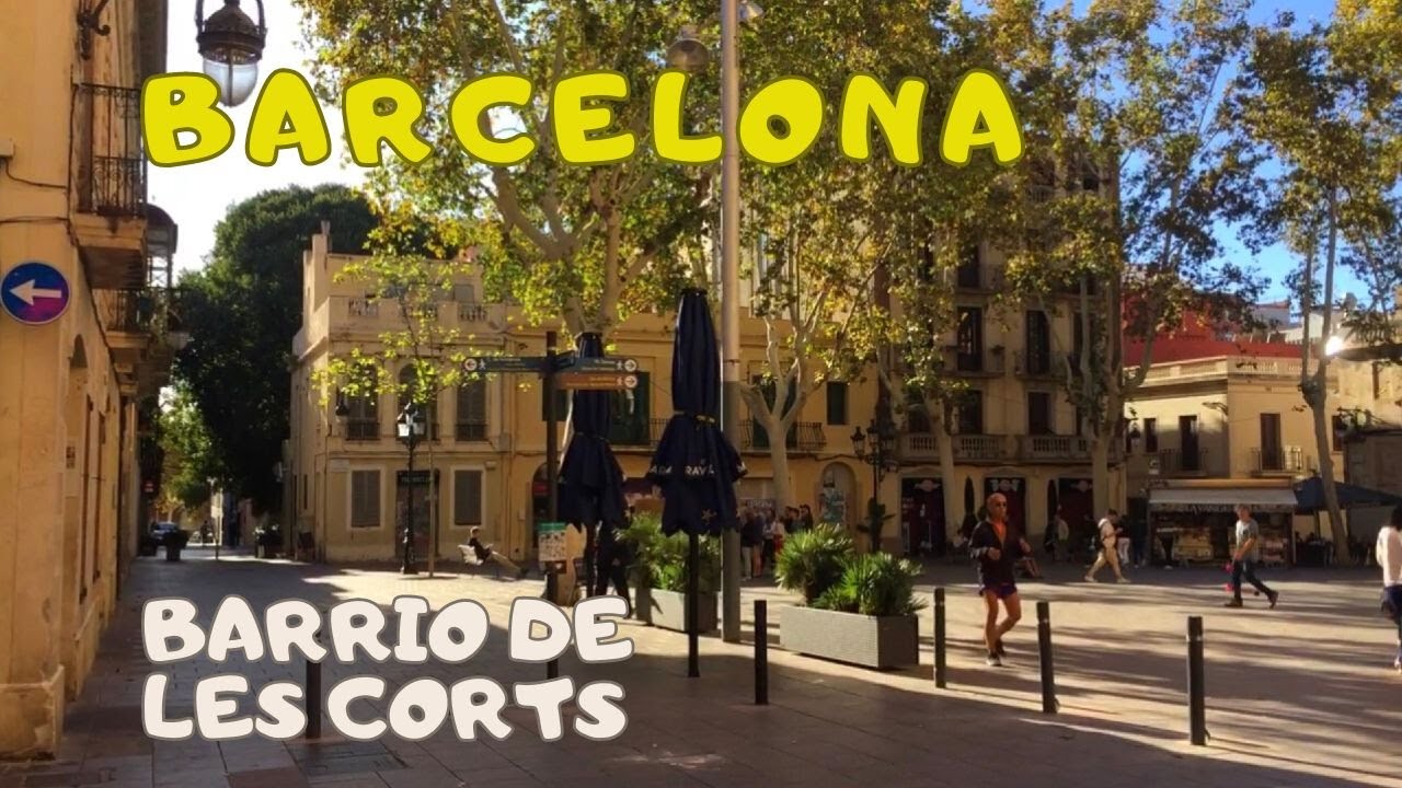 [BARCELONA] BARRIO DE LES CORTS | OBRAS SPOTIFY CAMP NOU | Walking TOUR ...