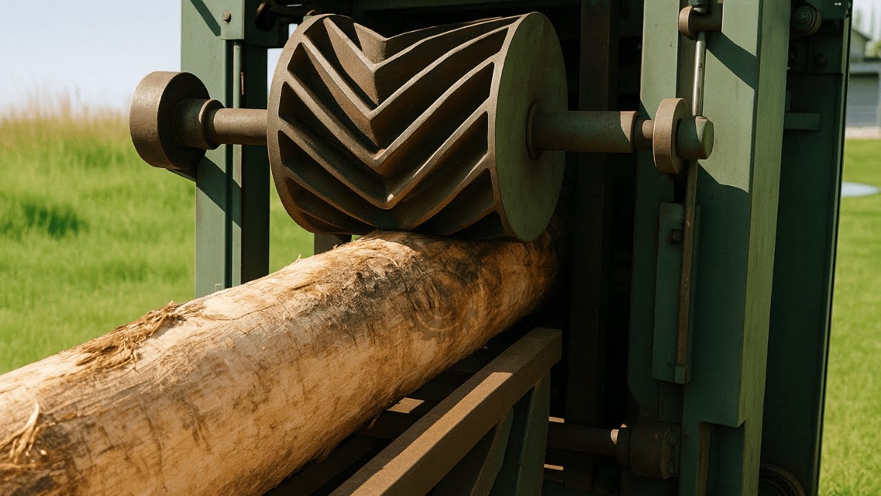 Extreme dangerous shredder & wood chipper tree demolitions crushing ...