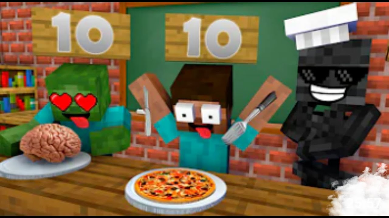 Monster School । COOKING CHALLENGE । NEW EPISODE -01 । Minecraft ...