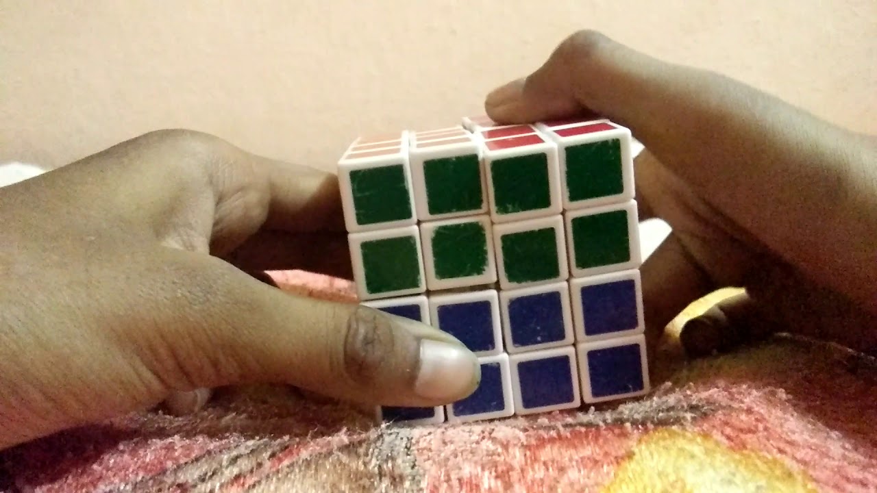 A New easy lock in 4*4 rubix cube - YouTube