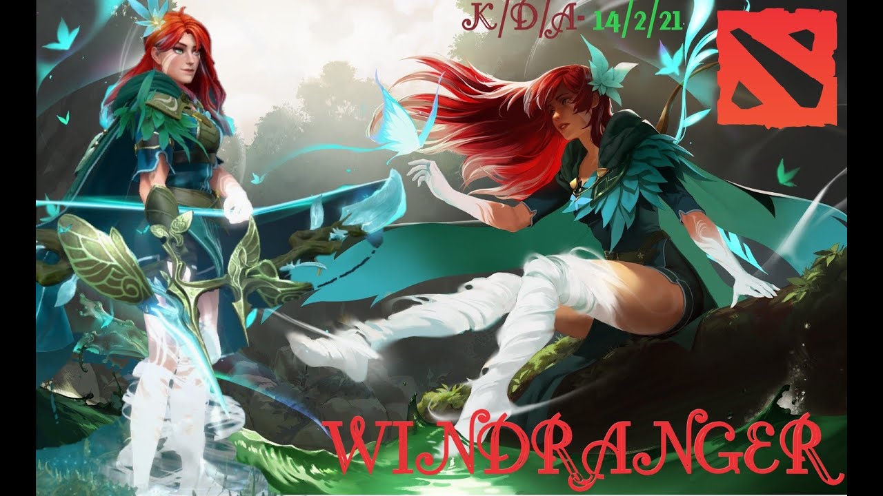 DOTA 2 RANKED MATCH WIND RANGER ARCANA (LYRALEI) - YouTube