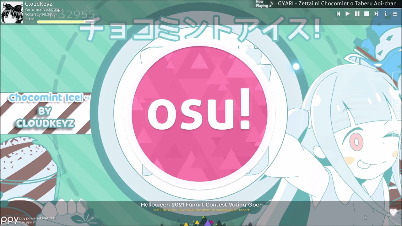 [osu!Skin] - # re;Chocomint Ice # - By CloudKeyz - YouTube