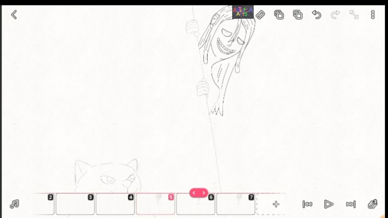 Flipaclip Inbetweening Animation Timelapse | One frame - YouTube