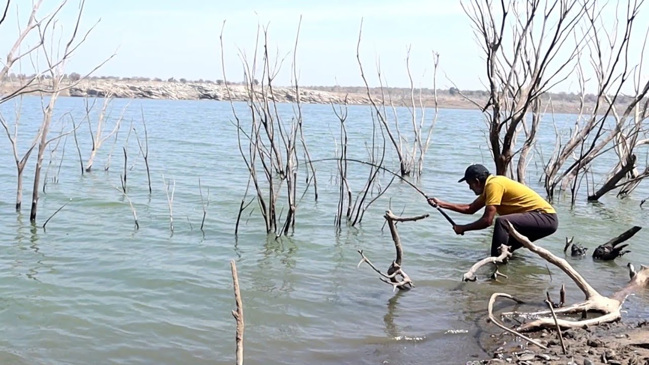 Bad luck fishing in river | missing big rohu fishes with single hook ...