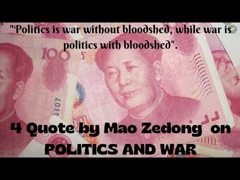 4 Quotes by Mao Zedong on Politics & War - YouTube