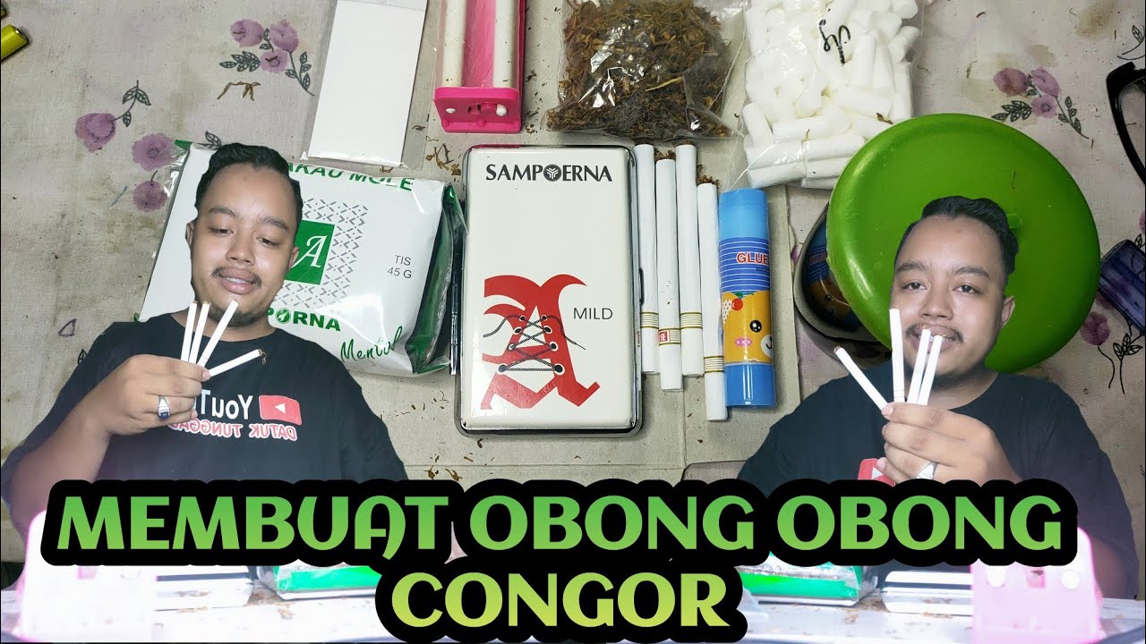 TUTORIAL MEMBUAT OBONG OBONG CONGOR - YouTube