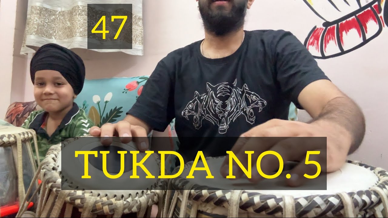 5th TUKDA OF TABLA (Learn slow & Properly) - YouTube