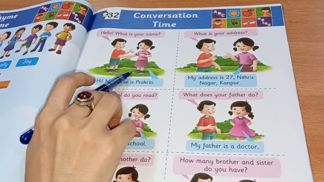 Class UKG (Conversation Time) Chapter 32 (English Primer). - YouTube