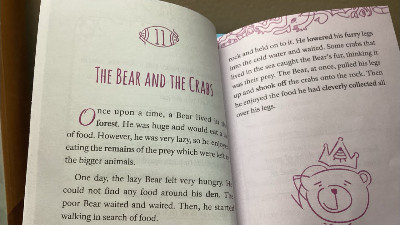 Little stories to help you relax (the bear and the crabs) 🐻🦀 - YouTube