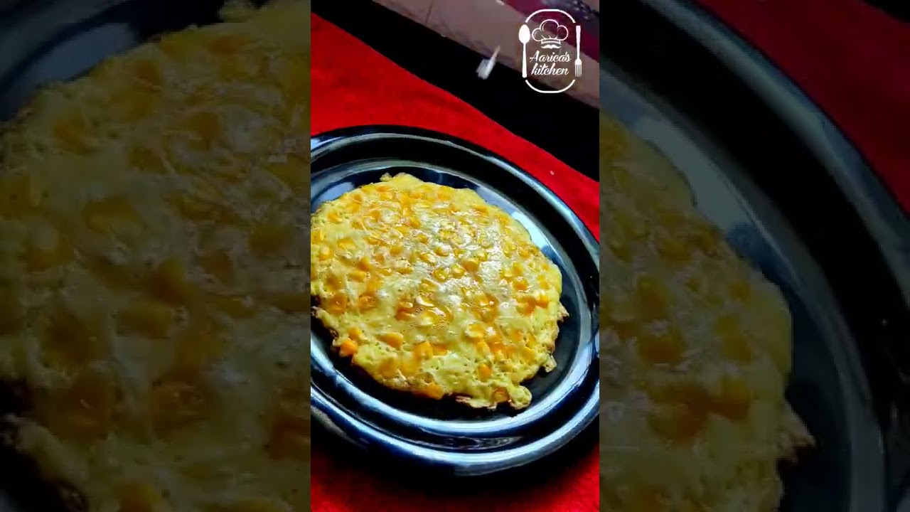 lochak mochak pachak cheesy sweet corn omelet @Aarica's kitchen # ...