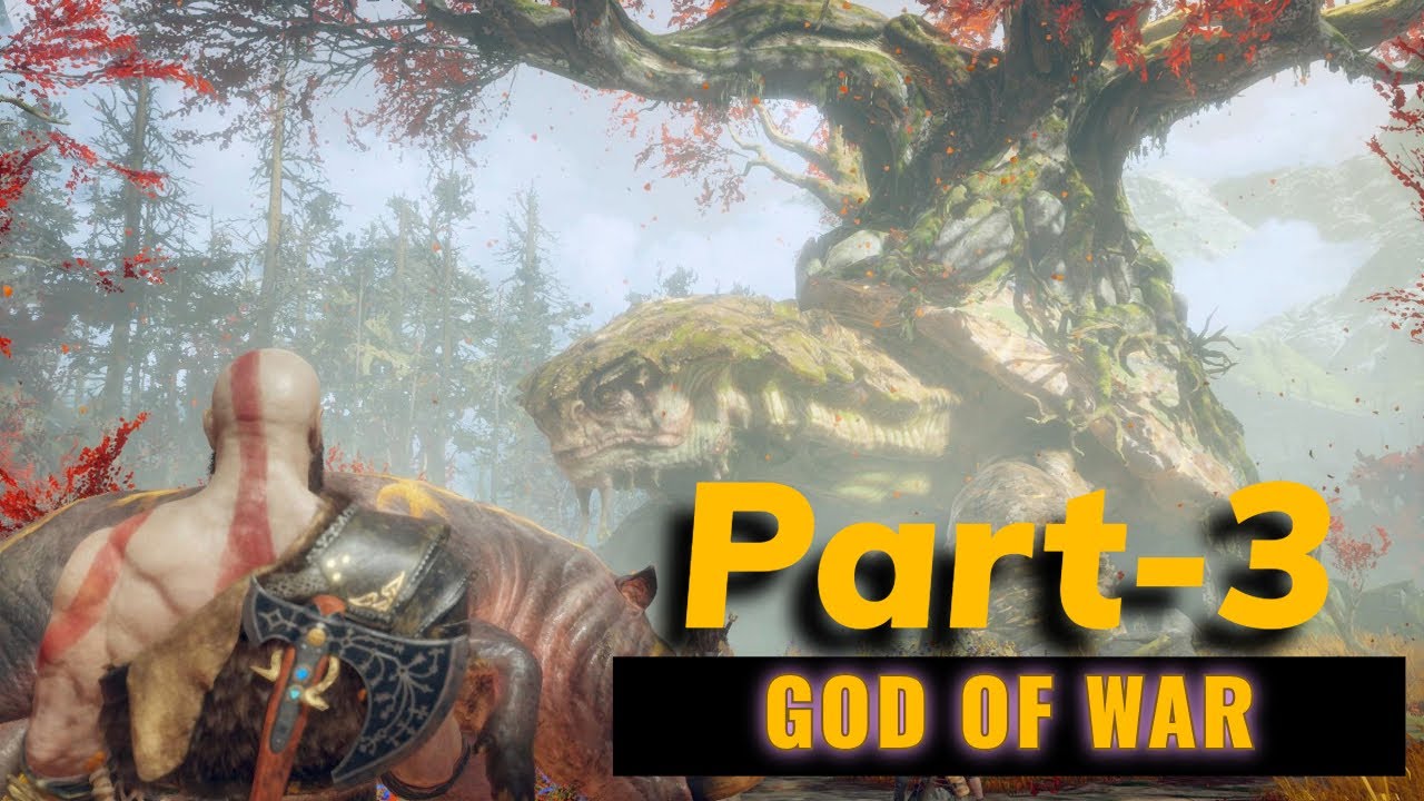 Giant Tree Turtle ... God of War (2018) Pc Gameplay Part 3 (No ...