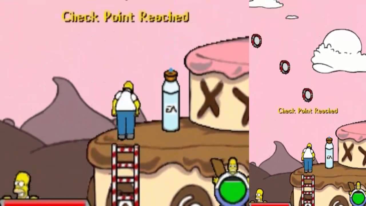 The Simpsons Game DS - Land of Chocolate Speedrun (Any%) in 1:10 - YouTube