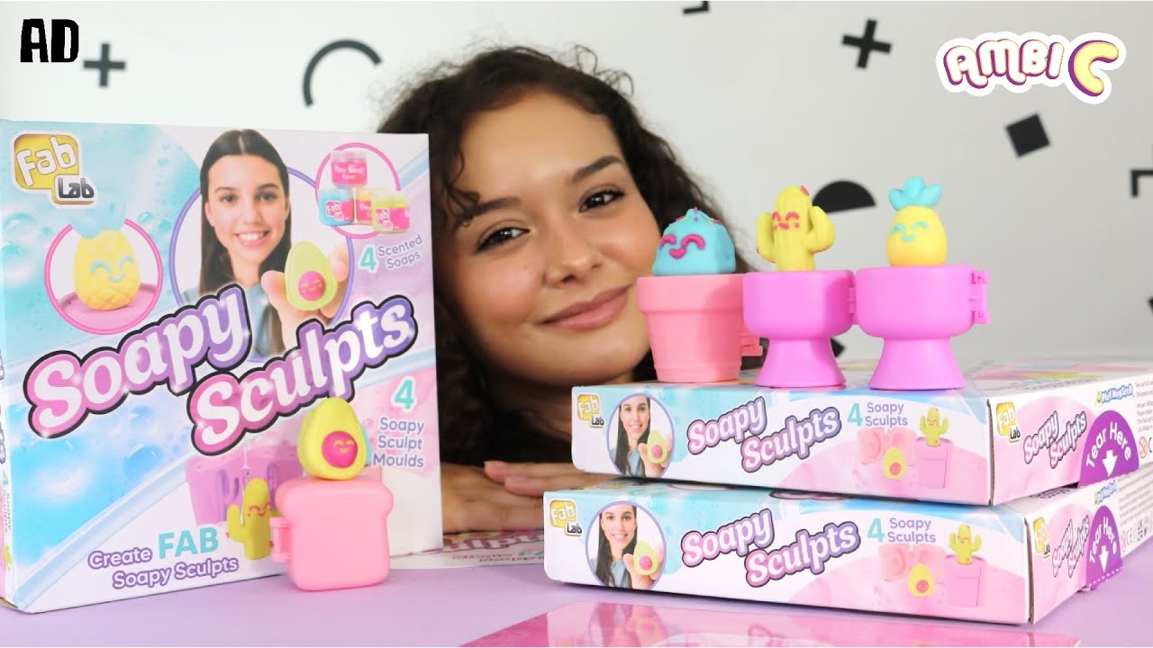 FabLab Soapy Sculpts DIY Soap Making | Ambi C Toys Unboxed - YouTube
