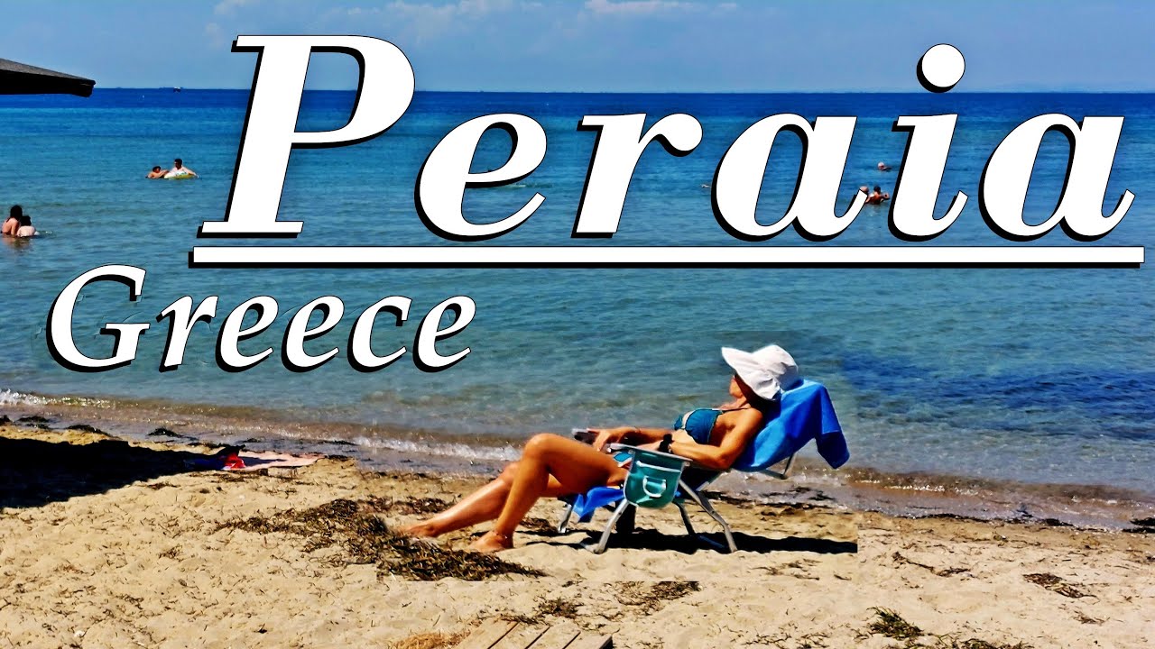 Peraia, Greece (Thessaloniki) in August, Perea Beach / Περαία ...